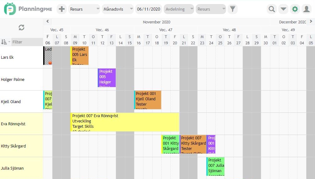 Projektplanering